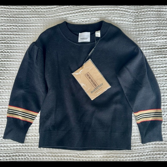 Burberry | Shirts & Tops | Burberry Icon Stripe Amelia Sweater 6y ...